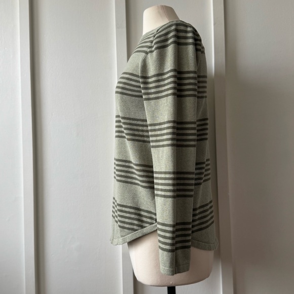 JEANNE PIERRE | Tops | Jeanne Pierre 0 Cotton Striped Knit Top Medium ...